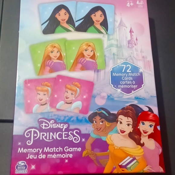 Disney | Toys | Disney Princess Memory Match Game | Poshmark